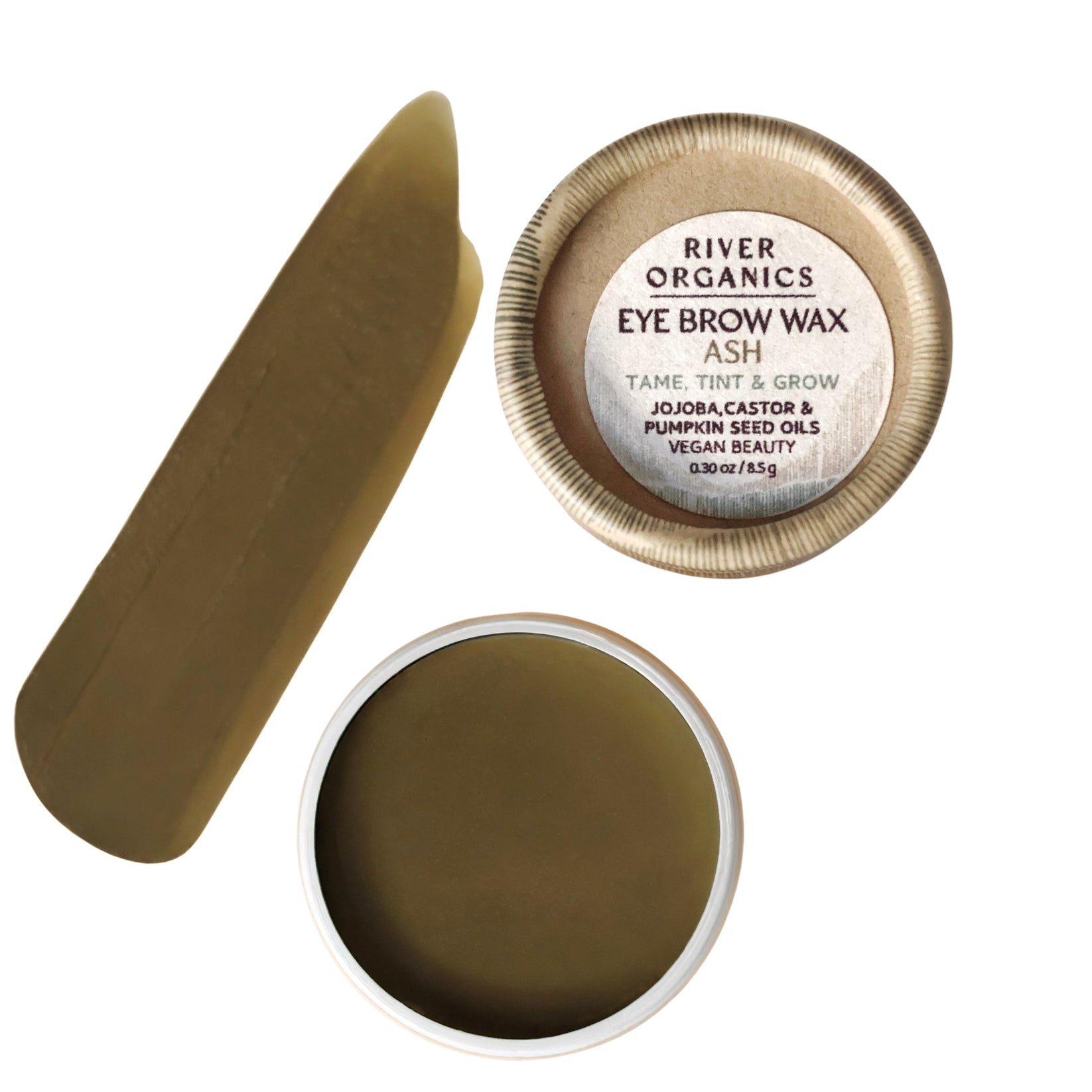 Eye Duo Set: Brow Wax + Zero-waste Mascara – River Organics